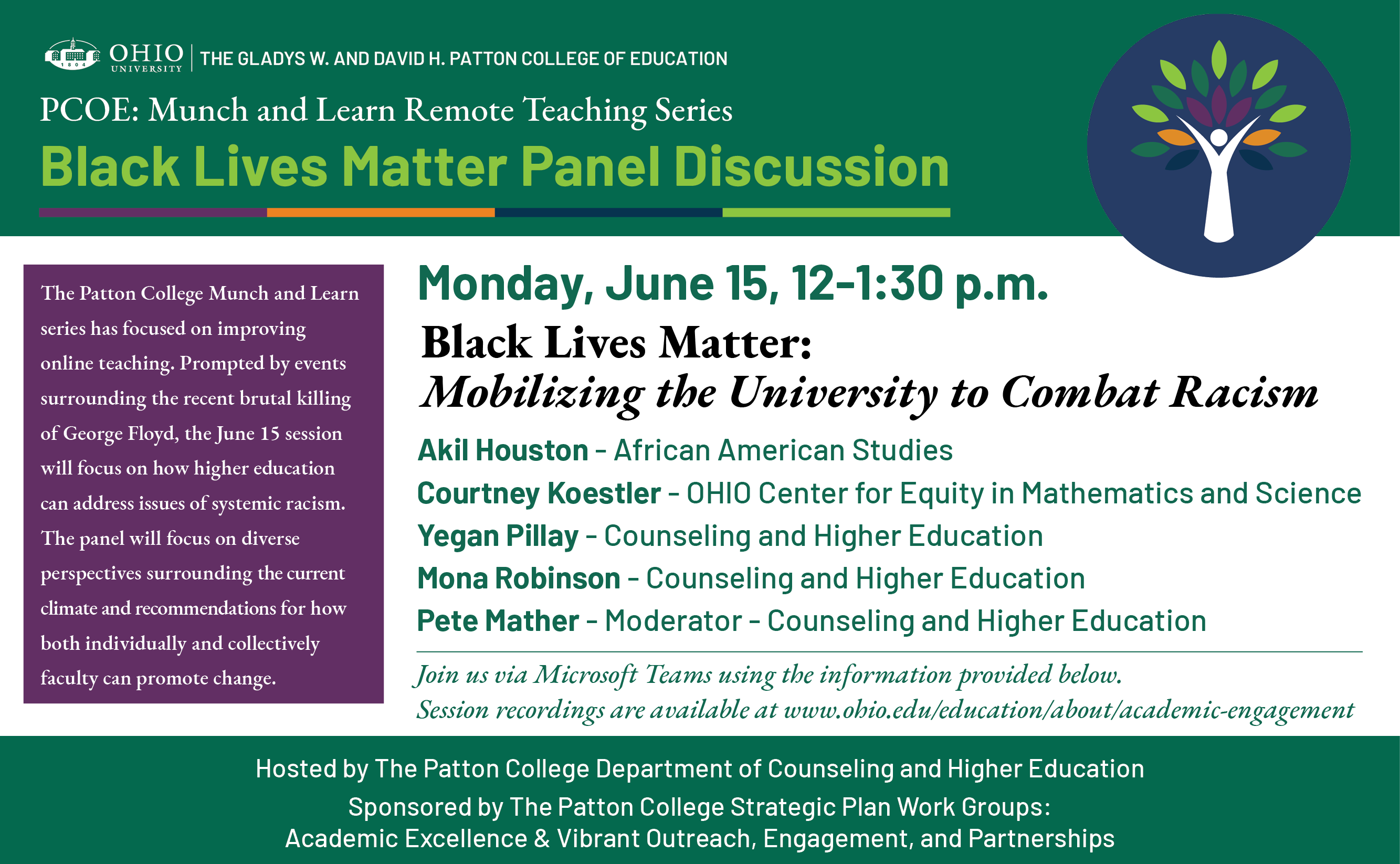 Patton College to host Black Lives Matter discussion on June 15
