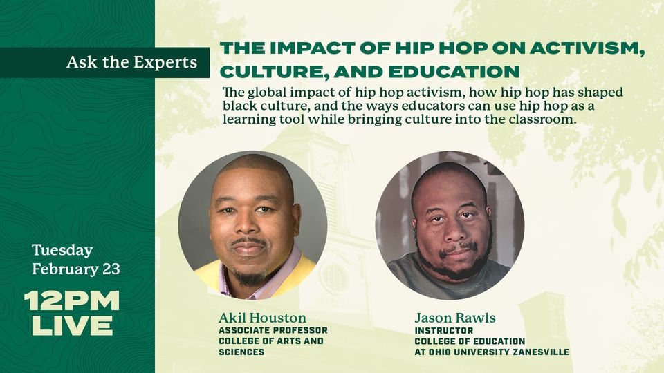 OHIO experts discuss how Hip-Hop has shaped activism, black culture and ...