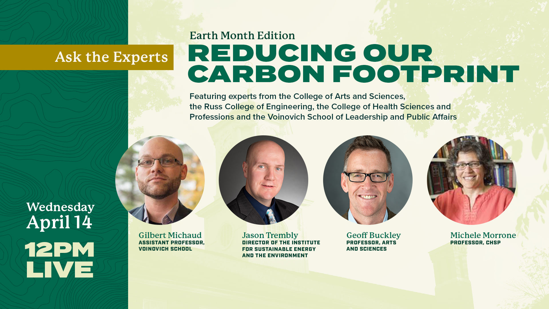 OHIO experts discuss sustainability, climate change and reducing our ...