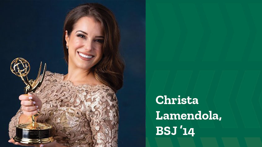 Featured Alumna - Christa Lamendola, BSJ '14