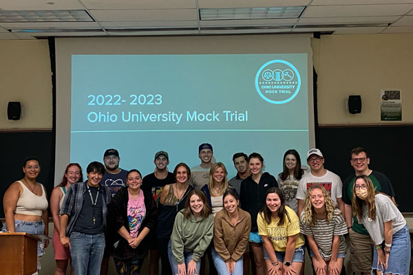 Mock Trial names team, including nine first-year students