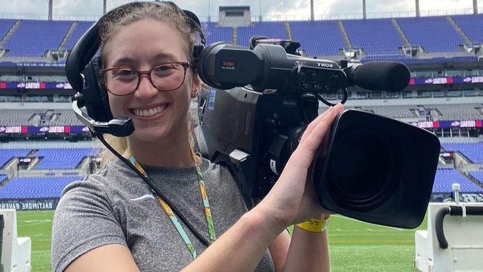 Recent graduate is living out her professional sports videography dream ...