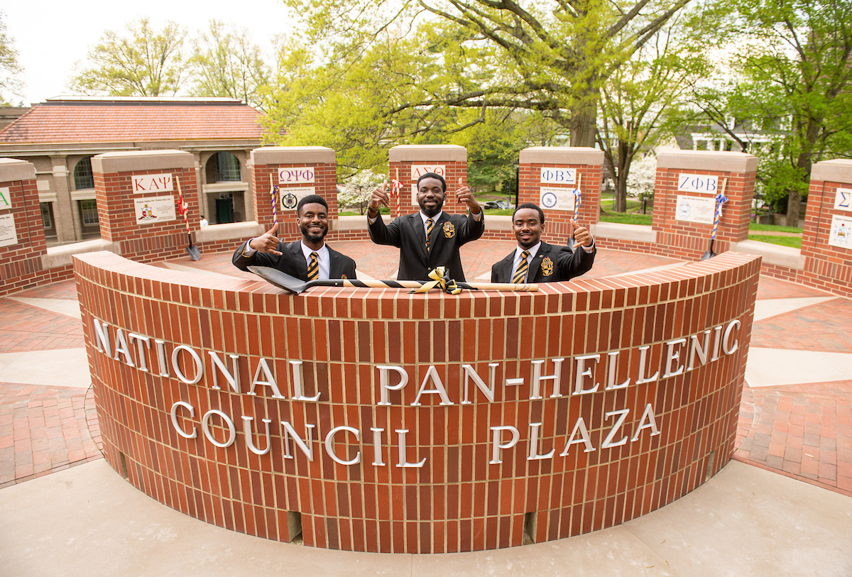 OHIO unveils new National Pan-Hellenic Council Plaza