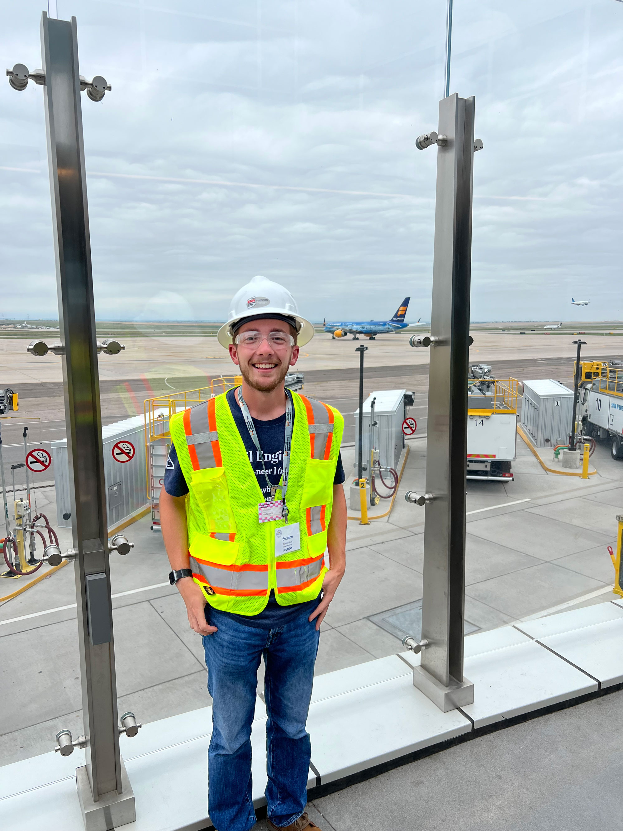 Civil engineering student gains hands on experience in construction ...