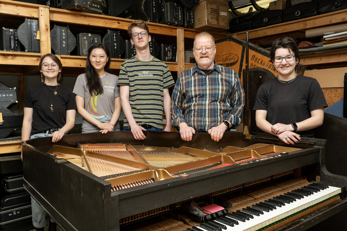 School of Music student piano techs collaborate to bring Athens County ...